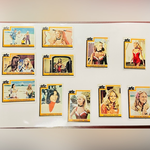 Topps | Other | Vintage Charlies Angels Topps Trading Cards Series 2 Series 4 1 Cards | Poshmark